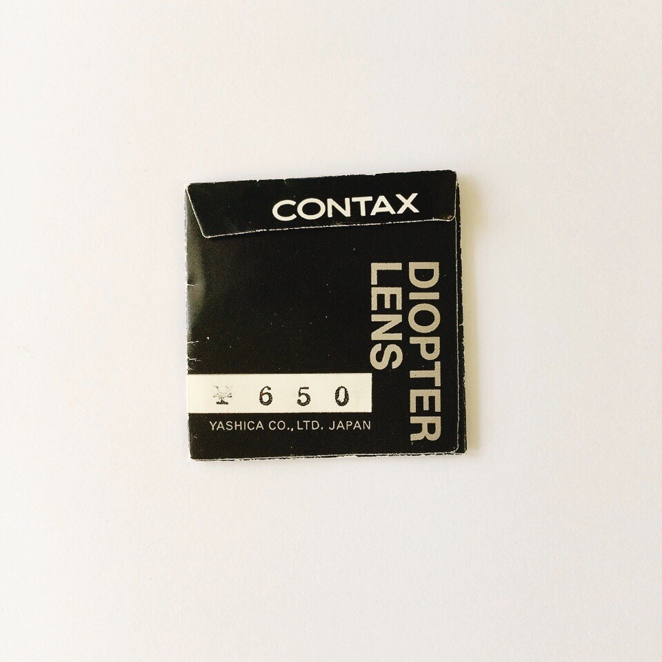 Contax 0 Diopter Lens Dioptric Adjustment eyepiece for RTS I II 139 ...
