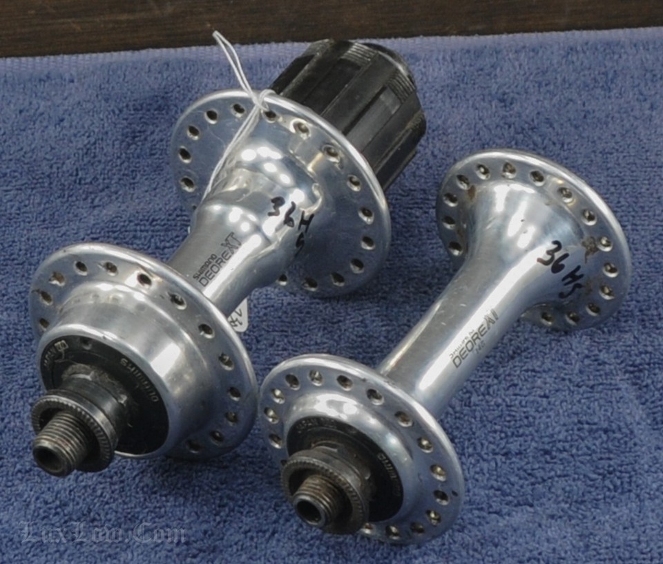 Vintage Old School Shimano MTB Bike HUBS XTR XT DX LX 32h 36h Mountain ...