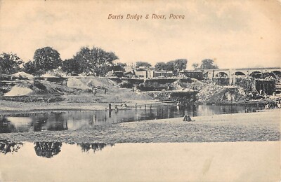CPA INDE HARRIS BRIDGE AND RIVER POONA | eBay