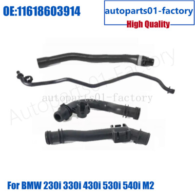 Set of 4PCS Engine Intake Manifold hose for BMW 230 330 430 530 740 X3 ...