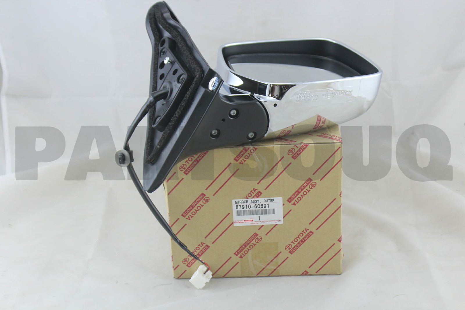 8791060891 Genuine Toyota MIRROR ASSY, OUTER REAR VIEW, RH 87910-60891 ...