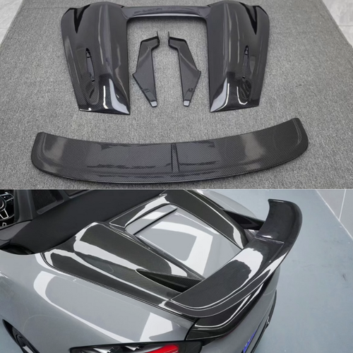 Carbon Fiber Rear Spoiler Wing For Porsche 718 982 981 Boxster Cayman ...