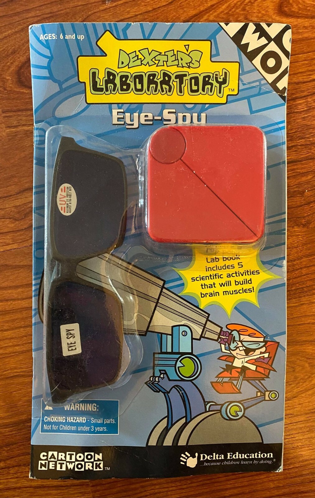 Dexter's Laboratory Eye-Spy Book w/ Rear View Glasses & Binoculars 2003 | eBay