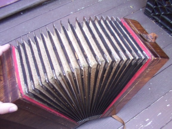 Vintage Paolo Soprani Button Accordion Squeeze Box RARE musical ...