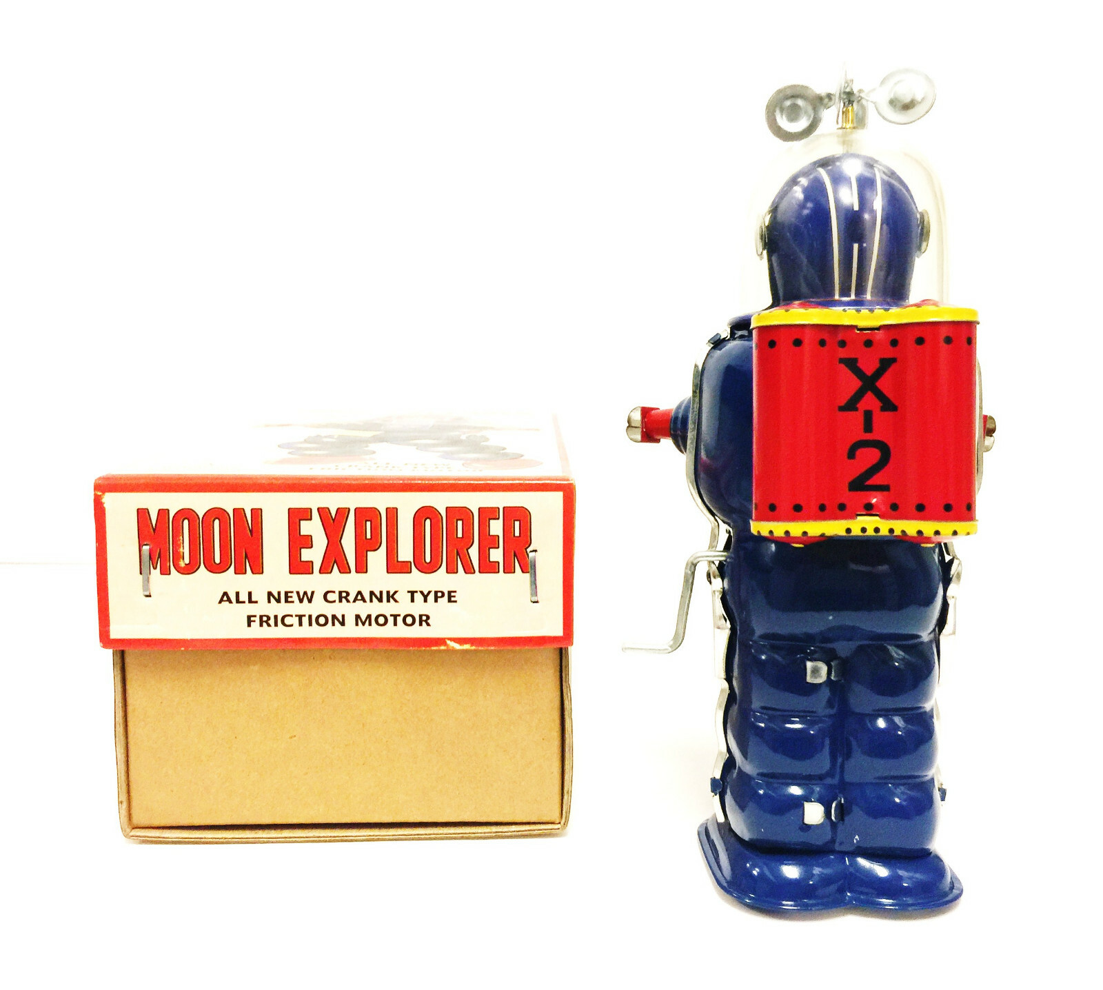 BRAND NEW RARE HTF TIN TOM TOY BLUE MOON EXPLORER TIN ROBOT MINT | eBay