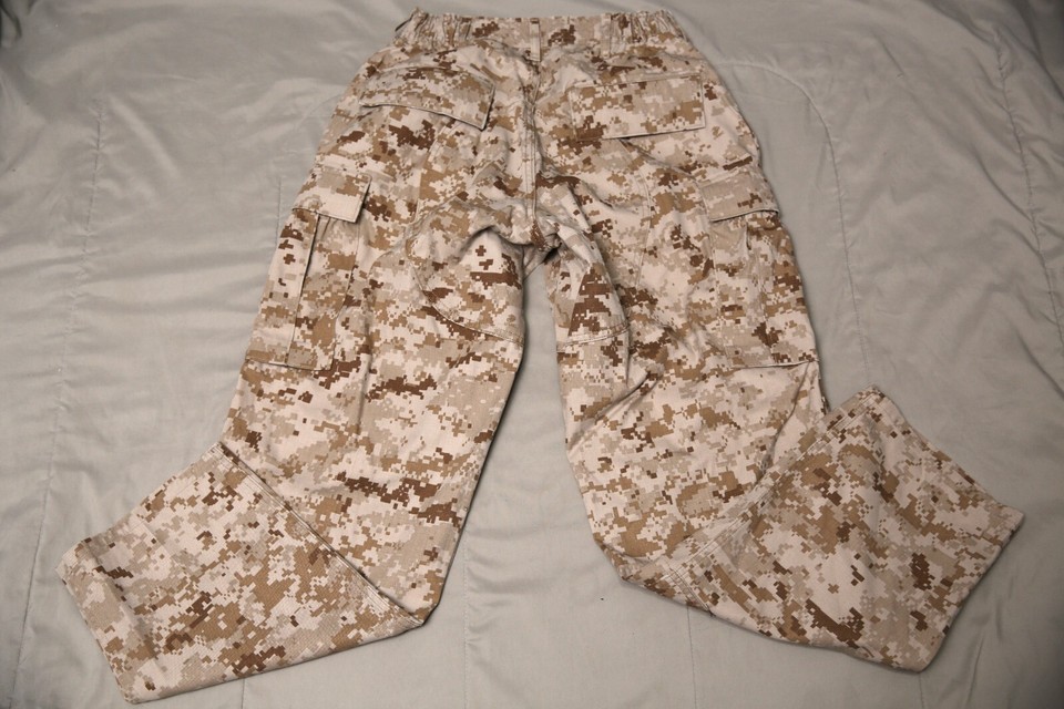 USGI USMC MCCUU Trousers Desert MARPAT Pants Small Short | eBay