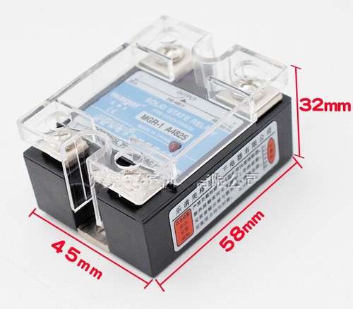 HQ MGR-1 A4825 Single Phase Solid State Relay SSR 25A 70-280V AC 240 ...