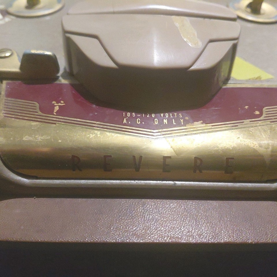 Rare Revere Camera Co Magnetic Tape Recorder Made In USA Vintage Works ...