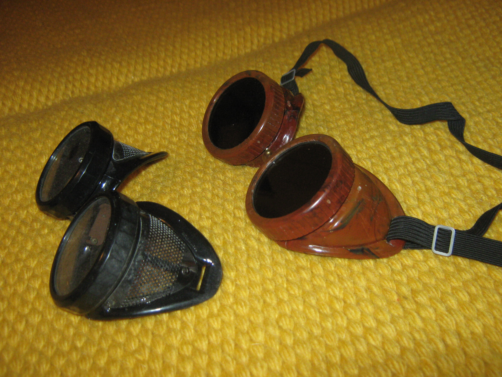 Vintage Safety Goggles - Steam Punk - 2 Pair - Bakeli… - Gem