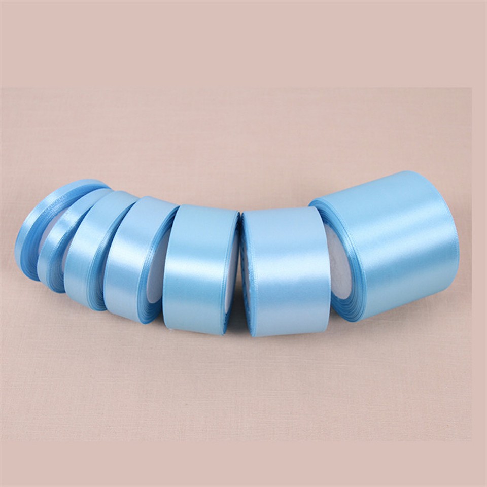 (25 YARDS) SATIN RIBBON roll craft xmas presents wedding party holiday ...