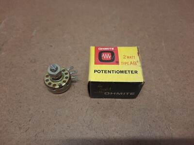 Ohmite 2 Watt Rotary Potentiometer 0.5 Meg Ohm CLU-5041 | eBay