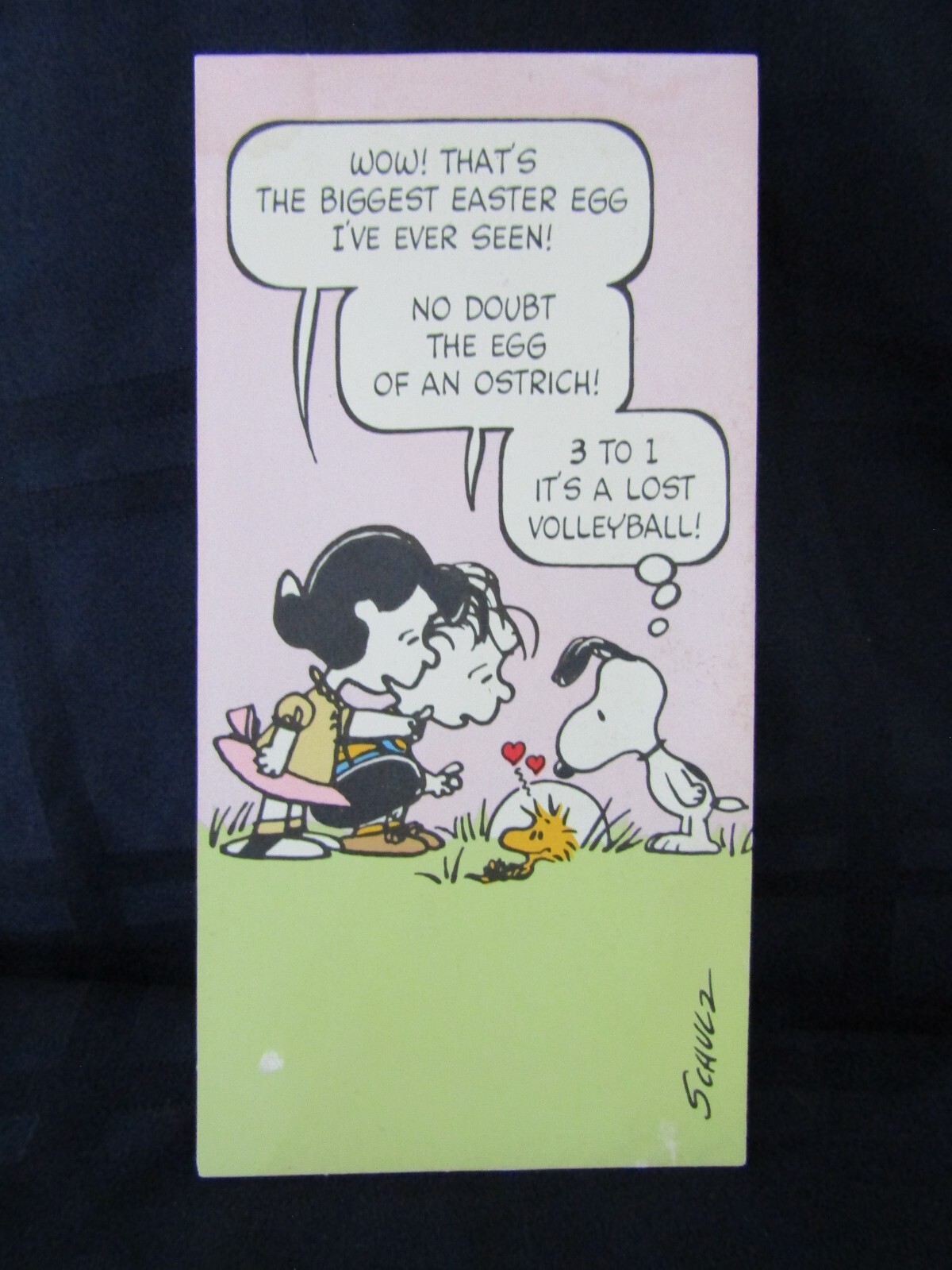 Vintage Hallmark Snoopy Lucy Linus Charlie Brown Easter Card- Unused ...