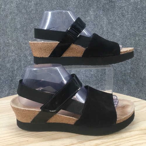 Papillio By Birkenstock Sandals Womens 40 Strappy Black Hook And Loop ...