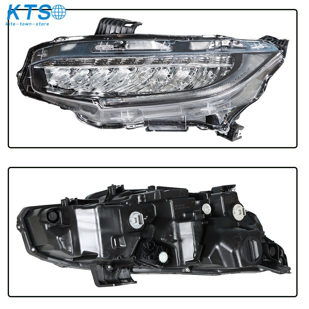 Full LED Headlight For Honda Civic 2016-2019 Left Driver Side Lamp LH ...