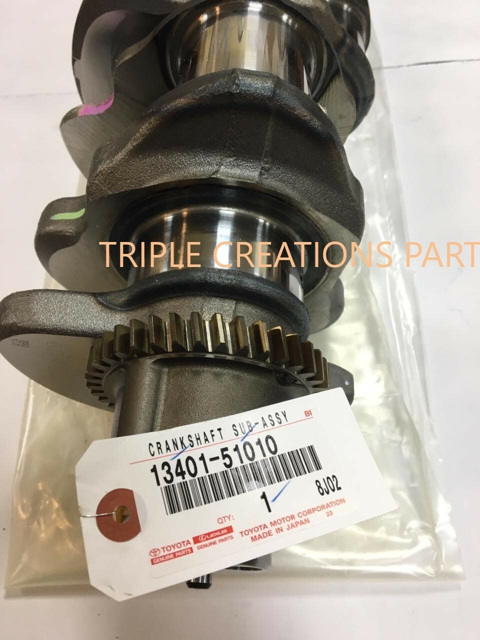 13401-51010 ORIGINAL FABRICANTE DE EQUIPOS ORIGINALES Toyota CIGÜEÑAL ...