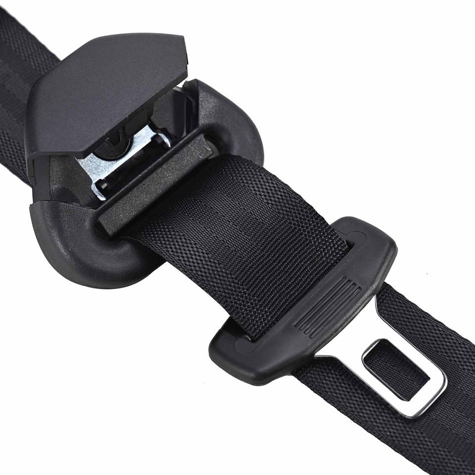 2X 3-Point Car Strap Retractable & Adjustable Safety Seat Belt With ...
