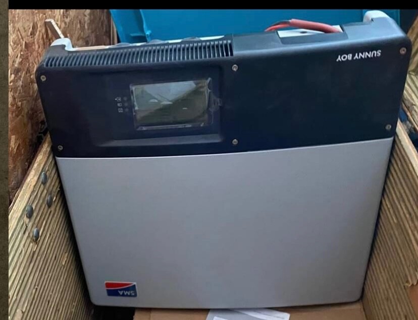 Sunpower SMA 3800 inverter with 10 panels new in open box | eBay