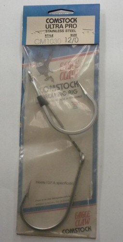 Eagle Claw CM1030 #12/0 Comstock Câble Baiter Rig | eBay