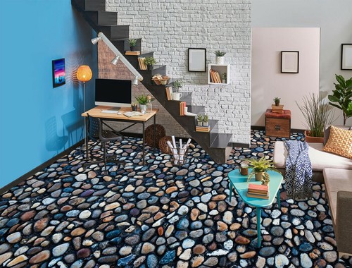 3D Stone Pattern 698NA Floor WallPaper Murals Wall Print 5D AJ ...