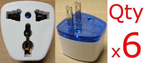 X6 Type A American Plug Adapter Converter From Foreign Plugs to USA ...