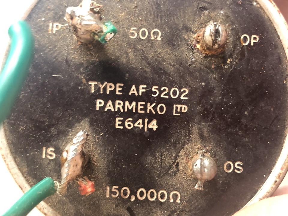 Parmeko Step-Up Transformer For Microphone etc - Vintage | eBay UK
