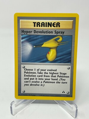 Pokemon Neo Discovery Trainer Hyper Devolution Spray 73/75 NM Pack ...