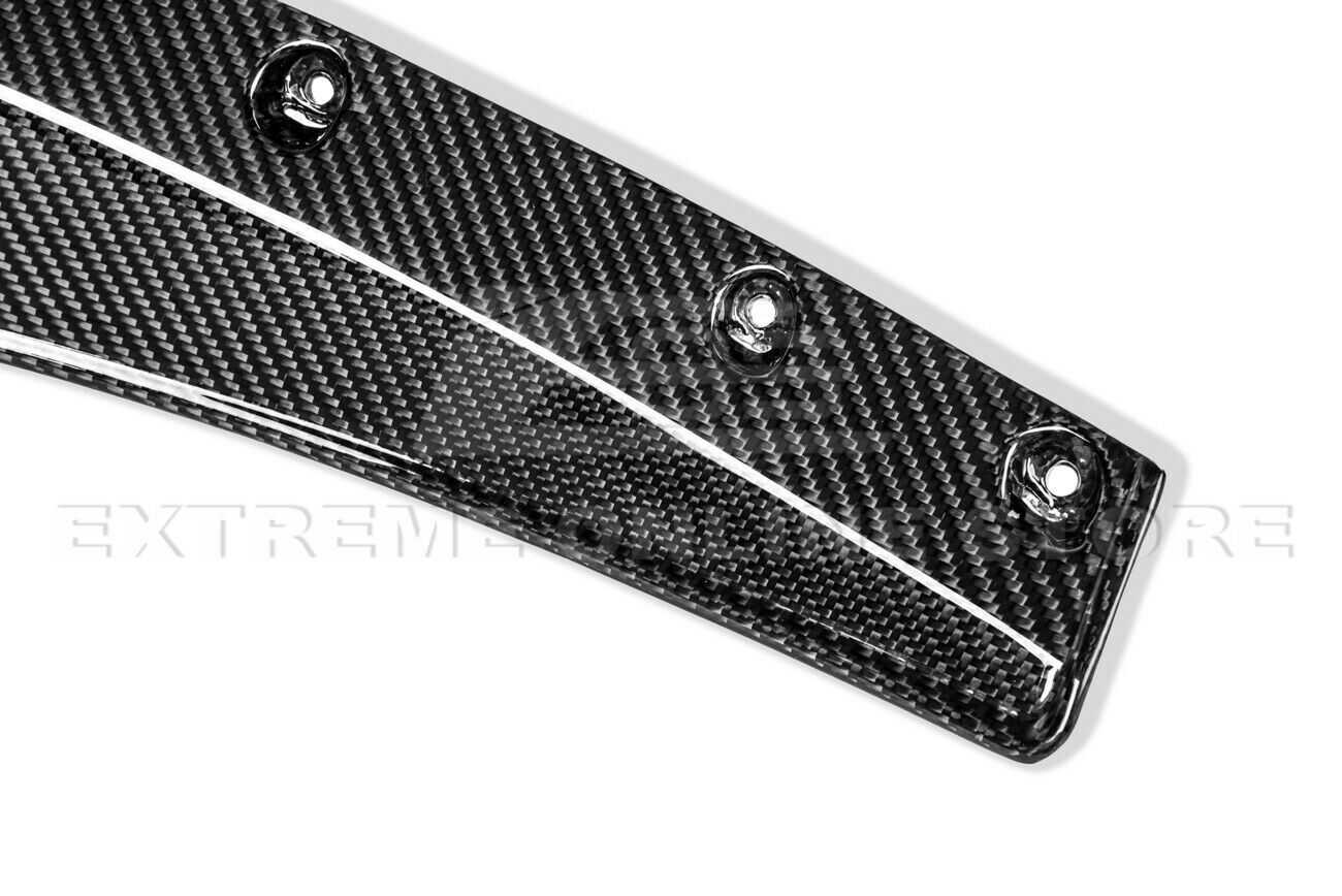 EOS STAGE 3 CARBON FIBER FRONT SPLITTER EXTENSION WINGLETS FOR CORVETTE ...