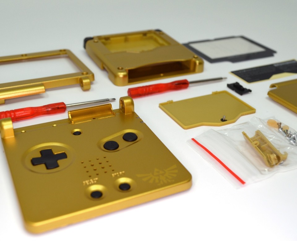 GBA SP Game Boy Advance SP Lens Zelda Triforce Replacement Housing ...