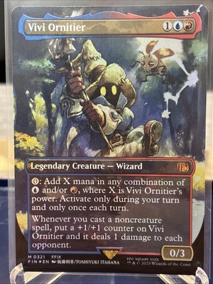 Vivi Ornitier - Foil Borderless Final Fantasy MTG | eBay