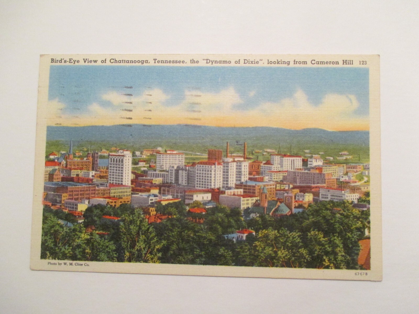 Chattanooga Tennessee Postcard Dynamo of Dixie from Cameron Hill TN | eBay