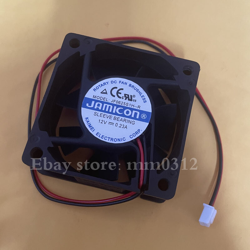 JAMICON JF0625S1H--R 12V 0.23A 60*60*25mm 2-wire cooling fan | eBay