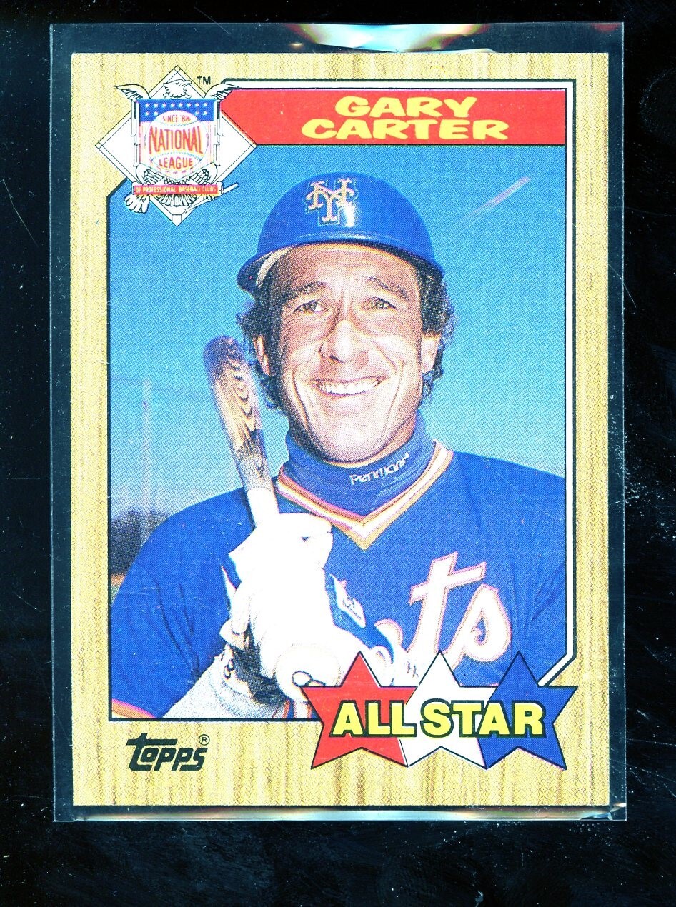 1987 TOPPS BLANK BACK PROOF GARY CARTER METS NM E022327 | eBay