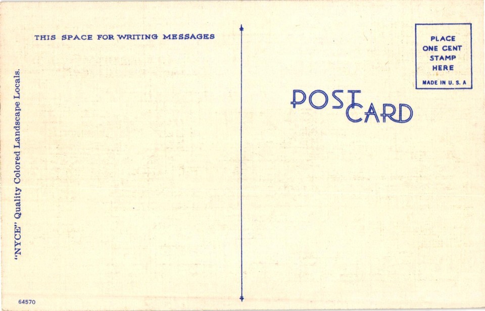 Vintage Unposted Postcard GREETINGS FROM WARWICK OHIO "NYCE" Quality ...
