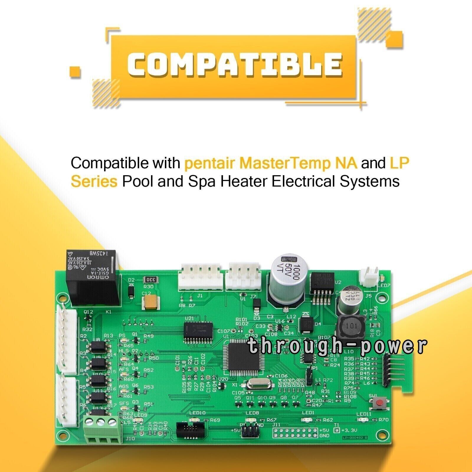 42002-0007S Control Board Kit w/ 472610Z Switch Pad For Pentair ...