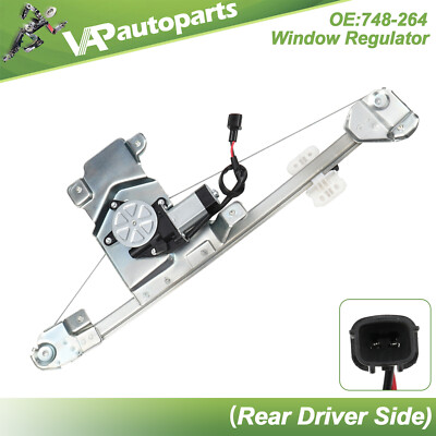 For 2004-2012 Chevrolet Colorado Power Window Regulator Rear Left with ...