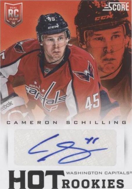 2013-14 Panini Rookie Anthology - Score Update Cameron Schilling #750 Hot Rookies Signatures (AU ...