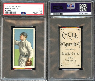 T206 Heinie Smith ~~ PSA 1.5 ~~ Cycle 350 *tough back* | eBay