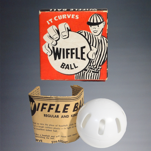 1954 ED MATHEWS MILWAUKEE BRAVES INFIELDER WIFFLE BALL IN BOX ...