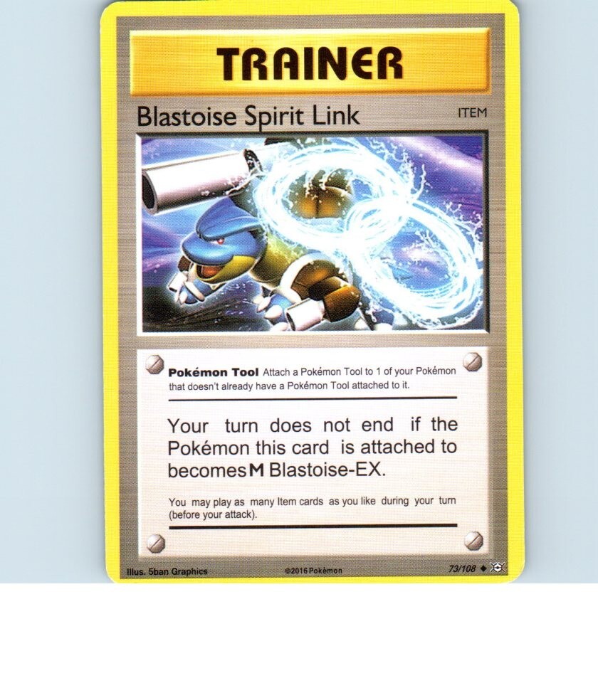 2016 Trainer Blastoise Spirit Link Pokemon Card | eBay