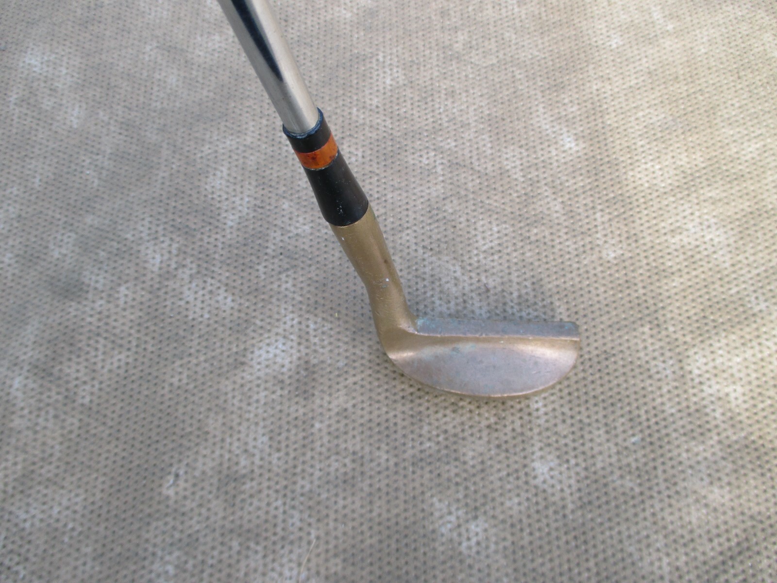 VINTAGE RITE LINE BRASS PUTTER MODEL GO-FER STEEL SHAFT 34" | eBay