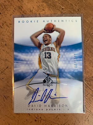 2004-05 SP Authentic #159 David Harrison AUTOGRAPH RC /1499 | eBay