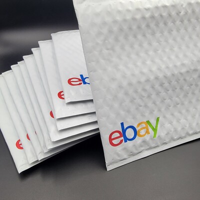 Lot of 10 eBay Branded Poly Padded Shipping Envelopes 7.5" x 9.5" Small ...