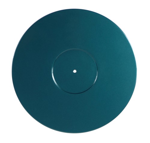 Tellermatte Turntable Slipmat Mat Mate Plastic Varnished Moss Green Met ...