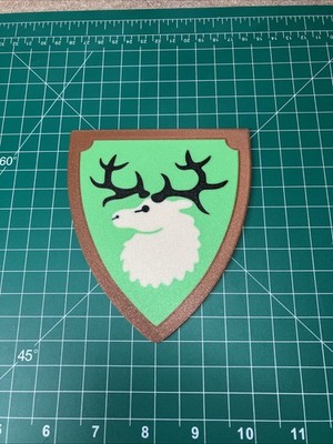 3D Printed Lego Forestmen Forest Men Shield Logo Wall Sign Fan Art ...