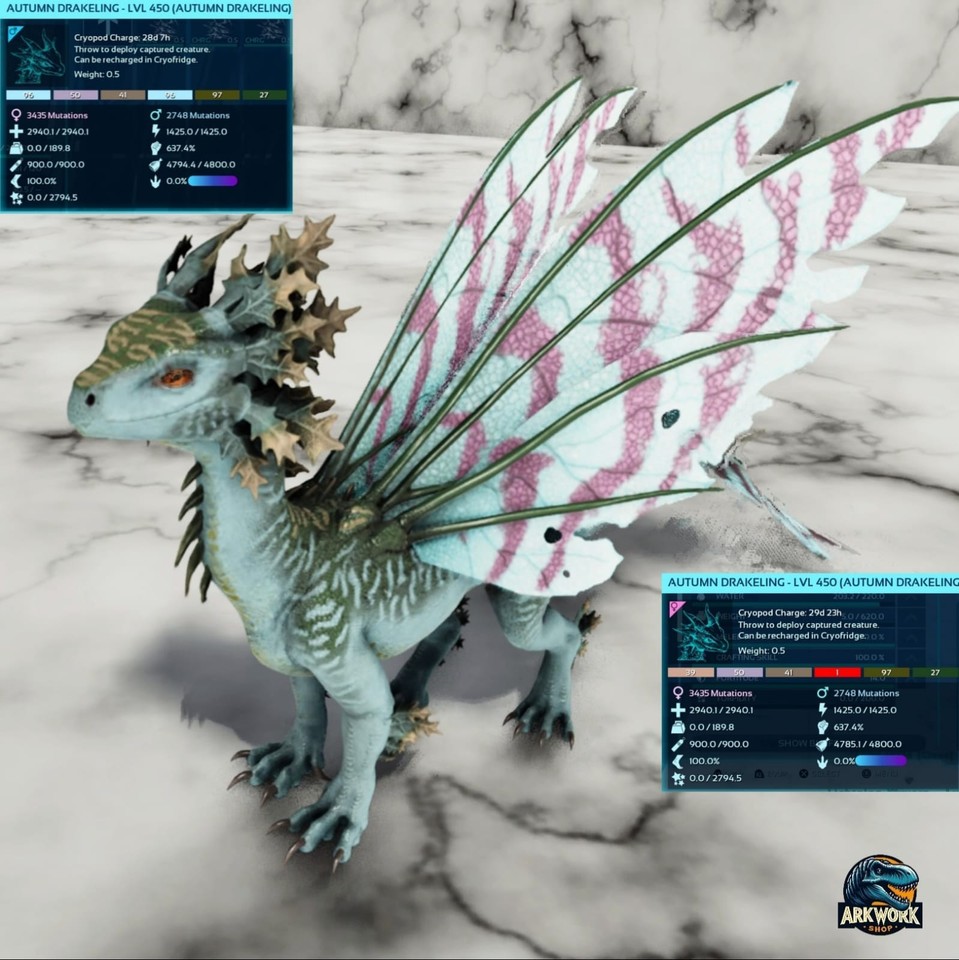 🦖ARK Survival Ascended Drakeling TOP Dragon Hoard Key PVE PS5/XBOX/PC ...