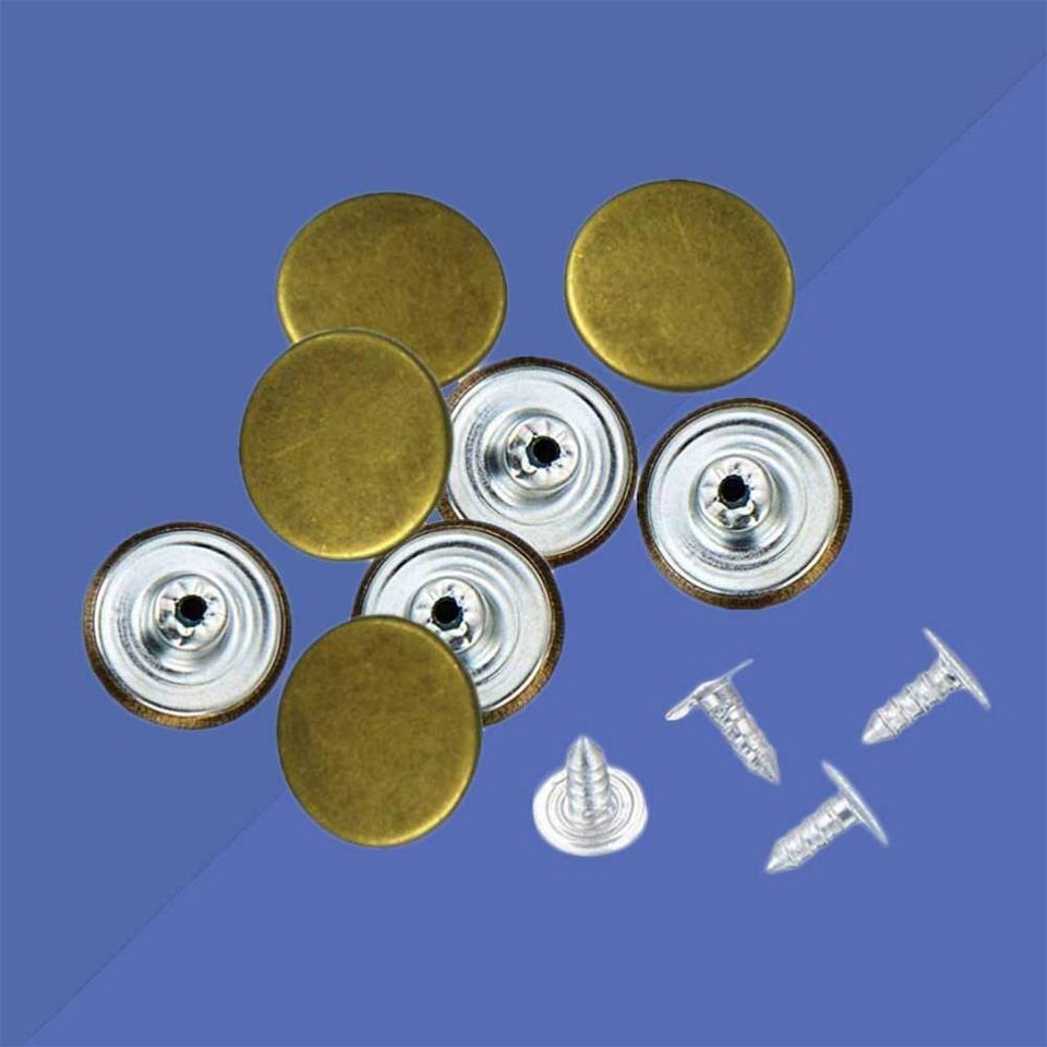 40 Sets Detachable Buttons for Jeans Snaps Clothing Sewing Clothes ...
