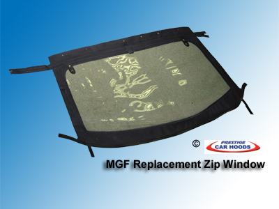 MGF MG TF Car Replacement Zip Rear Window Black Mohair | eBay