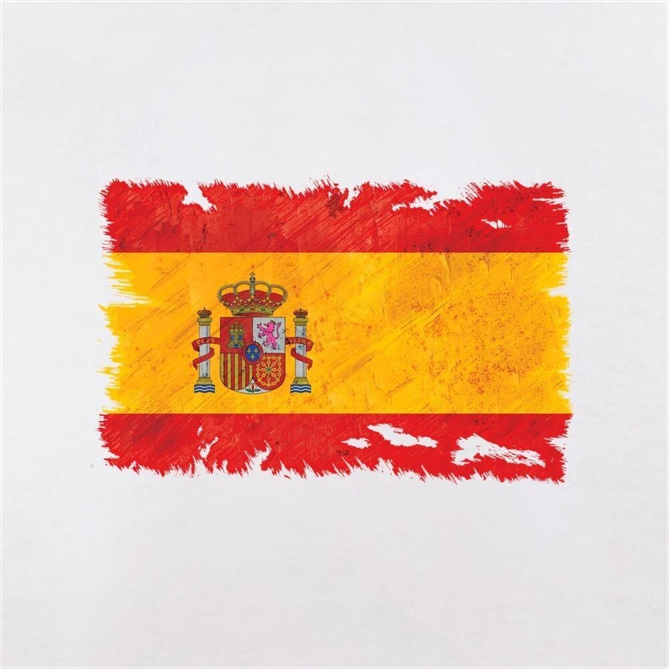 Spanien Grunge Stil Flagge - Baby/Strampler - Madrid Barcelona Reise | eBay