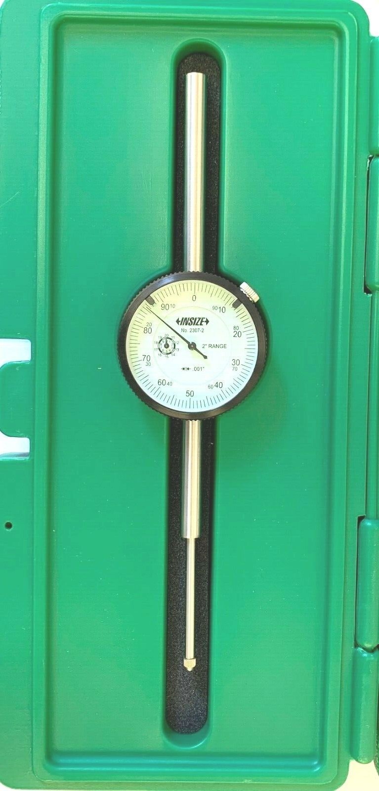 2" DIAL INDICATOR INSIZE 0-2" DIAL INDICATOR .001" NEW - 2307-2 - 2 ...