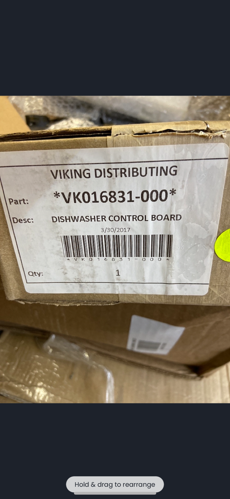 016831-000 NEW Viking Dishwasher control board | eBay